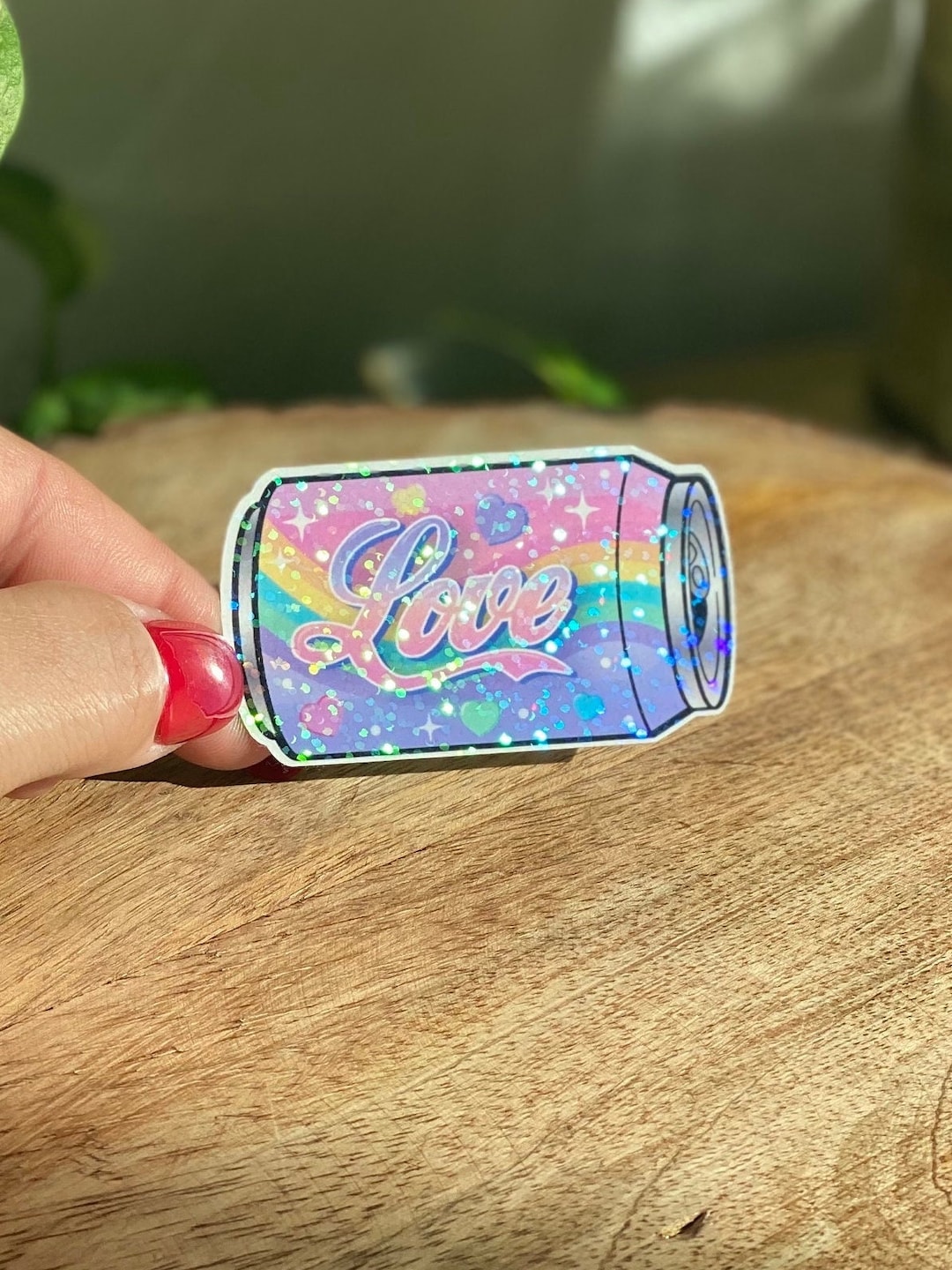 Holographic Soda Can Sticker, Water Bottle Stickers, Laptop Stickers - Etsy