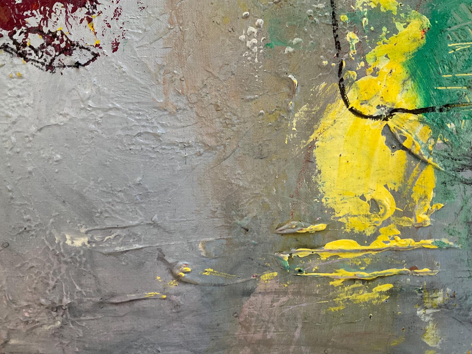 Abstract Painting for Home Decor “thoughts” - Etsy