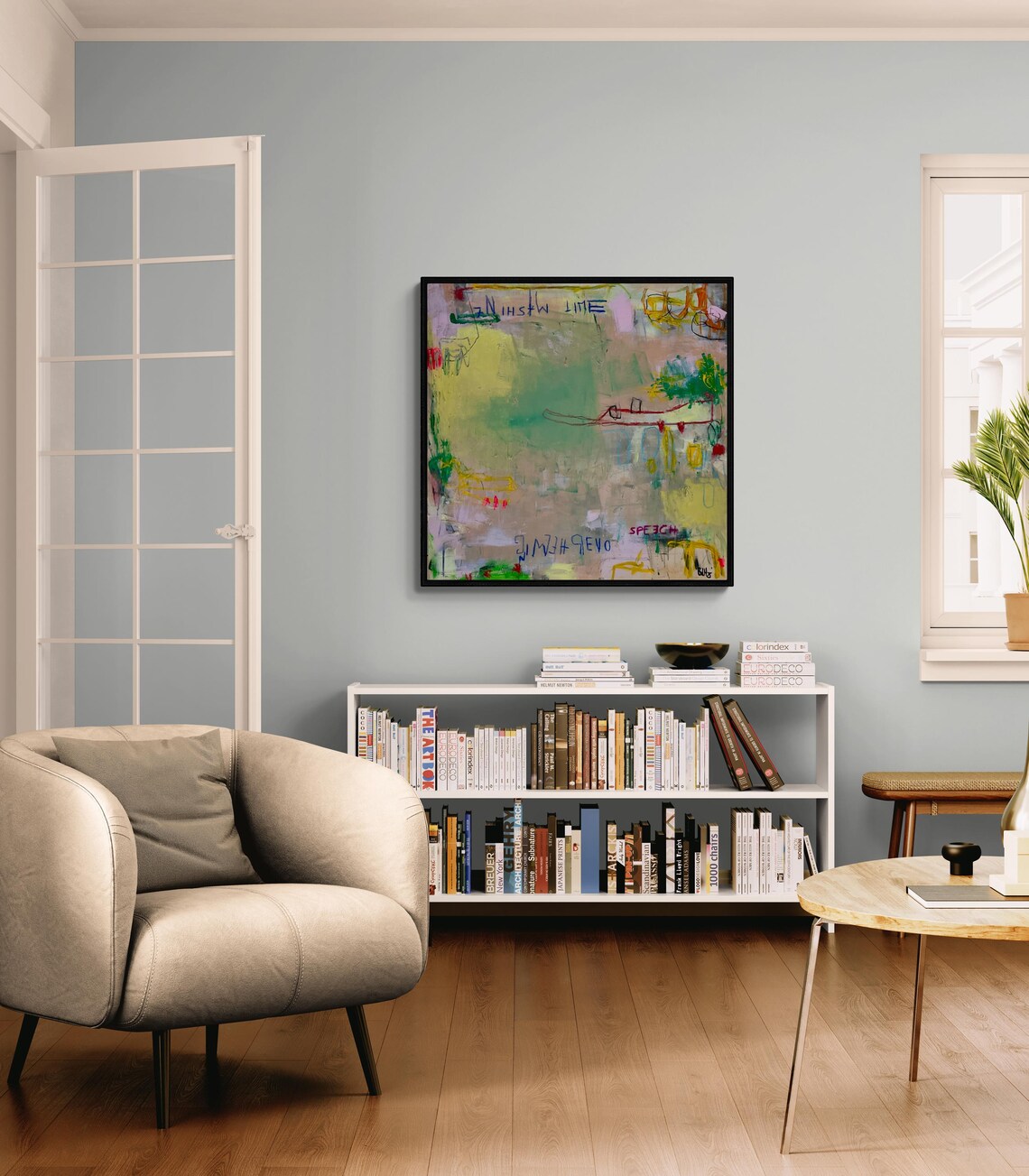 Modern Wall Art Abstract Home Decor. Title” Overwhelming Speech” - Etsy