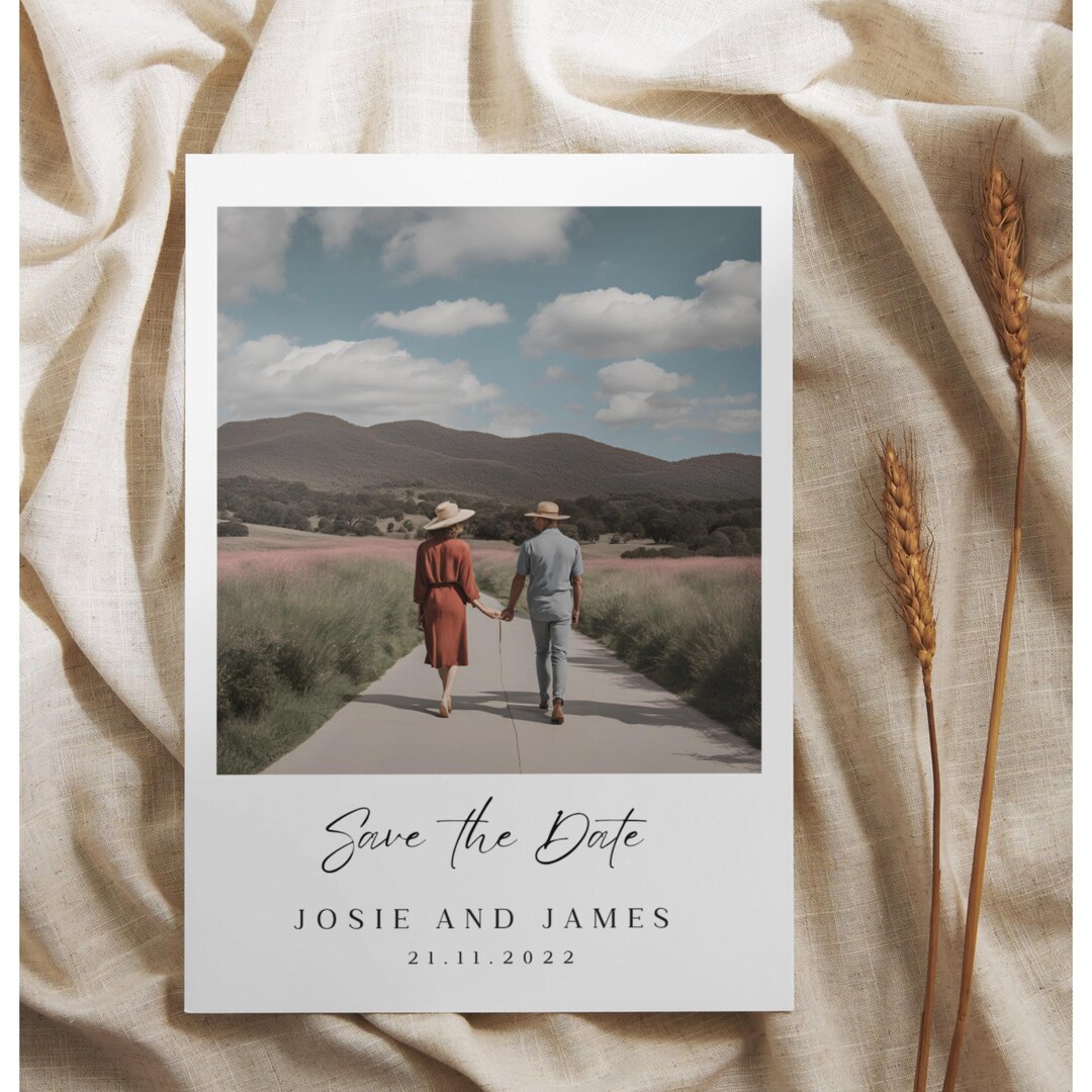 Photo Fridge Magnets Save the Date Keepsake Gifts Personalised Magnets ...