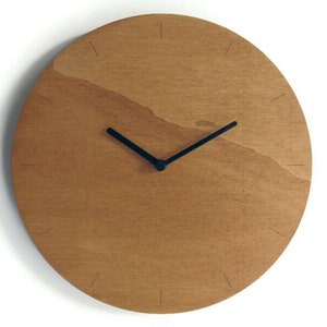 Chic Wooden Clocks With 12 Markings Simple Design for Minimalist Wall ...