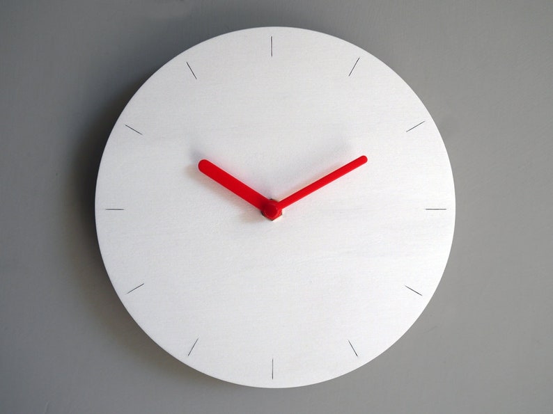 Chic Wooden Clocks With 12 Markings Simple Design for Minimalist Wall ...