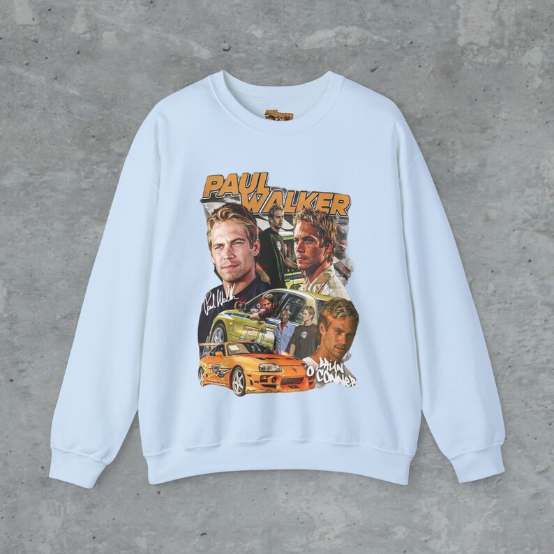 Retro Paul Walker Sweater-paul Walker Tshirt,paul Walker T-shirt,paul ...