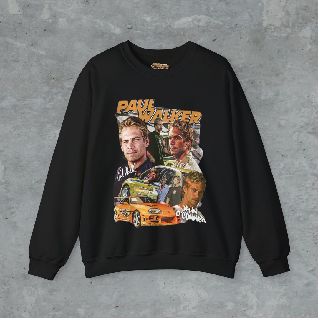 Retro Paul Walker Sweater-paul Walker Tshirt,paul Walker T-shirt,paul ...