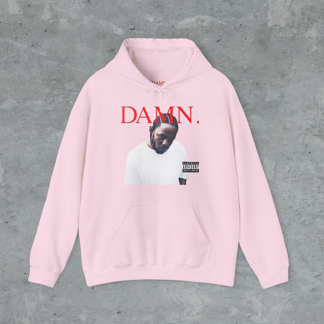DAMN. Kendrick Lamar Personalizable Embroidered Hoodie Album Cover ...
