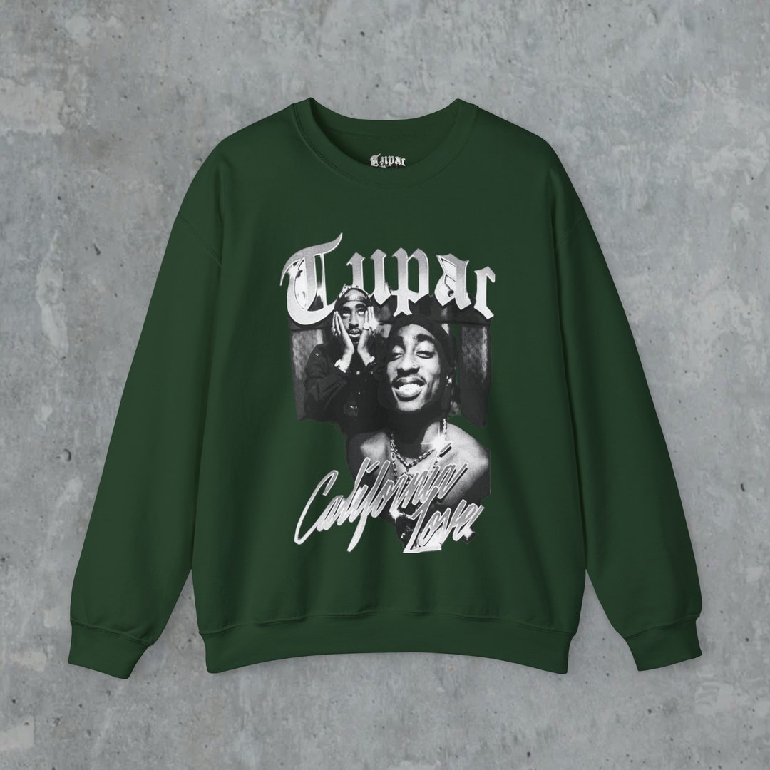 Tupac Sweatshirt 2pac Vintage Sweatshirt Retro Music Sweatshirt All ...