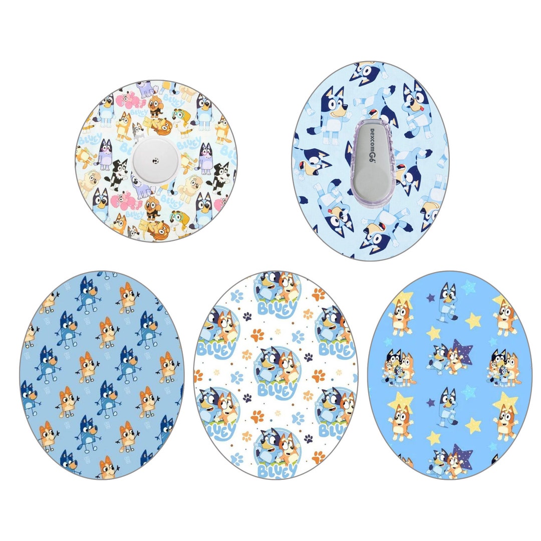 Bluey CGM Adhesive Patch: Kids Diabetes Medtronic/dexcom/libre - Etsy