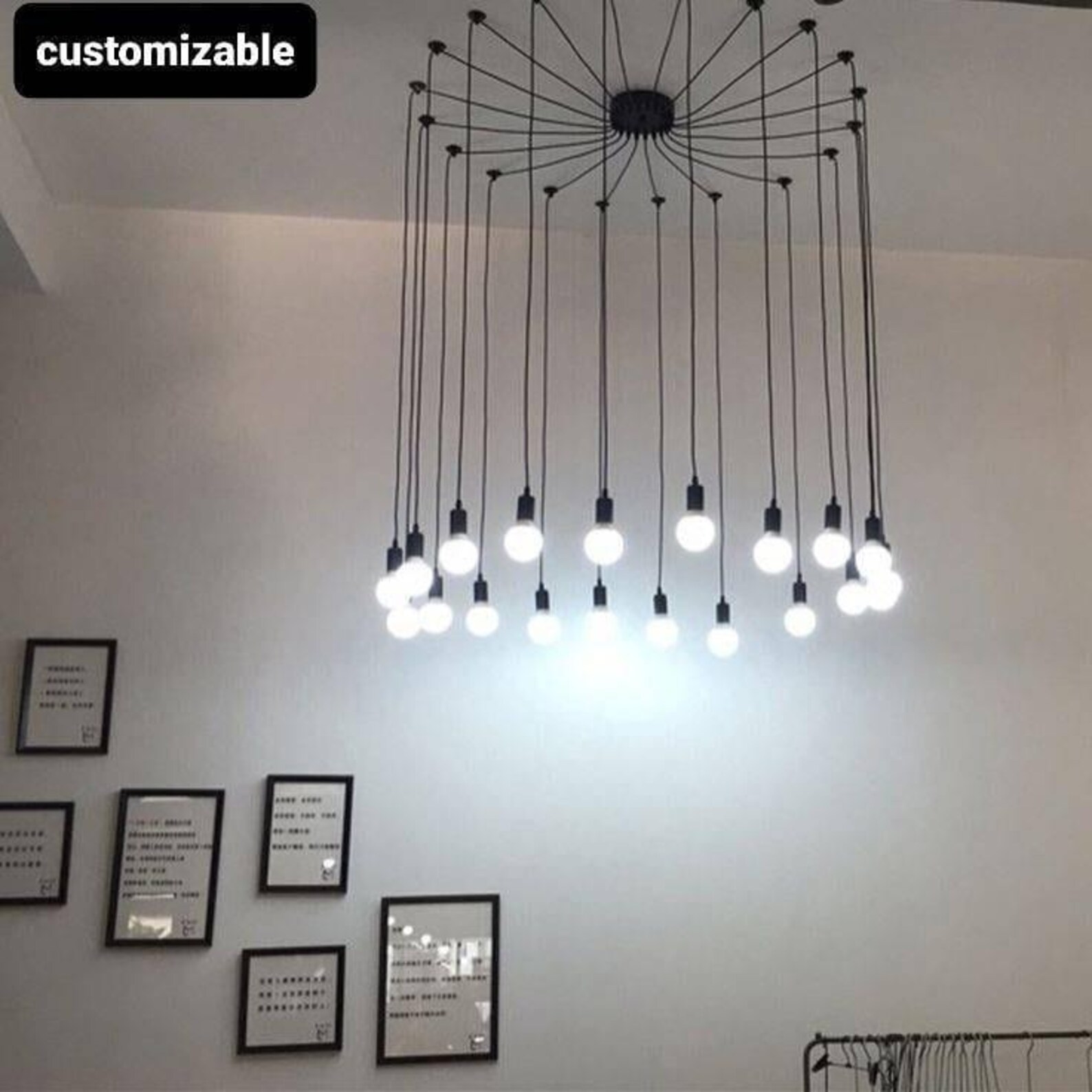 90-220v Customizable Multiple Pendant Lighting,modern Loft Lighting ...