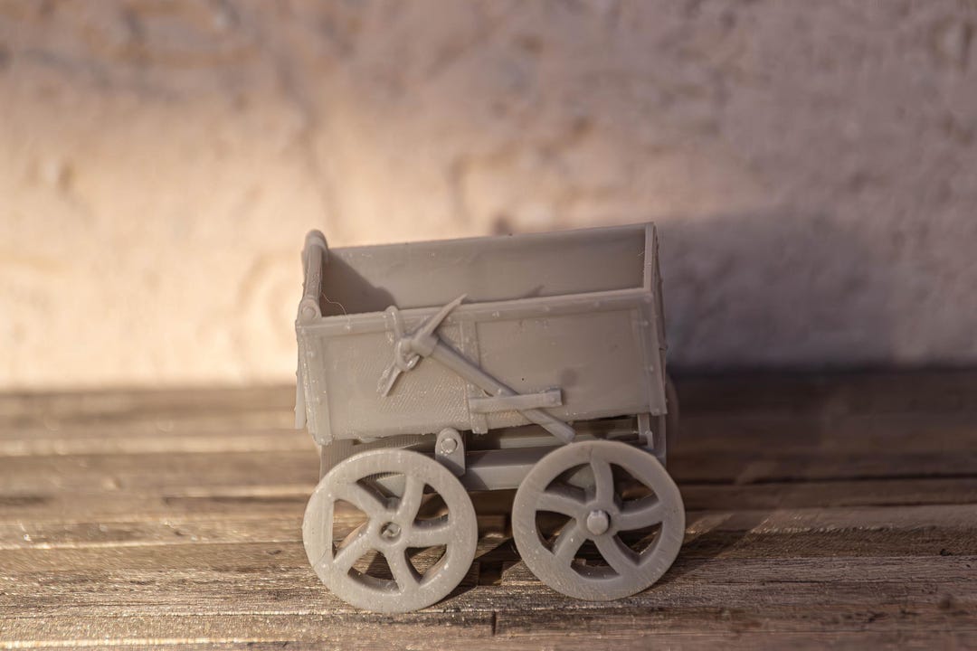 DIY Push Mine Cart in G/O/S/HO/N (1/22.5, 1/48, 1/64, 1/87, 1/160 ...