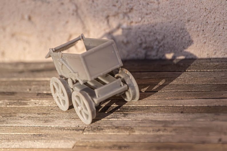DIY Push Mine Cart in G/O/S/HO/TT/N (1/22.5, 1/48, 1/64, 1/87, 1/120, 1 ...