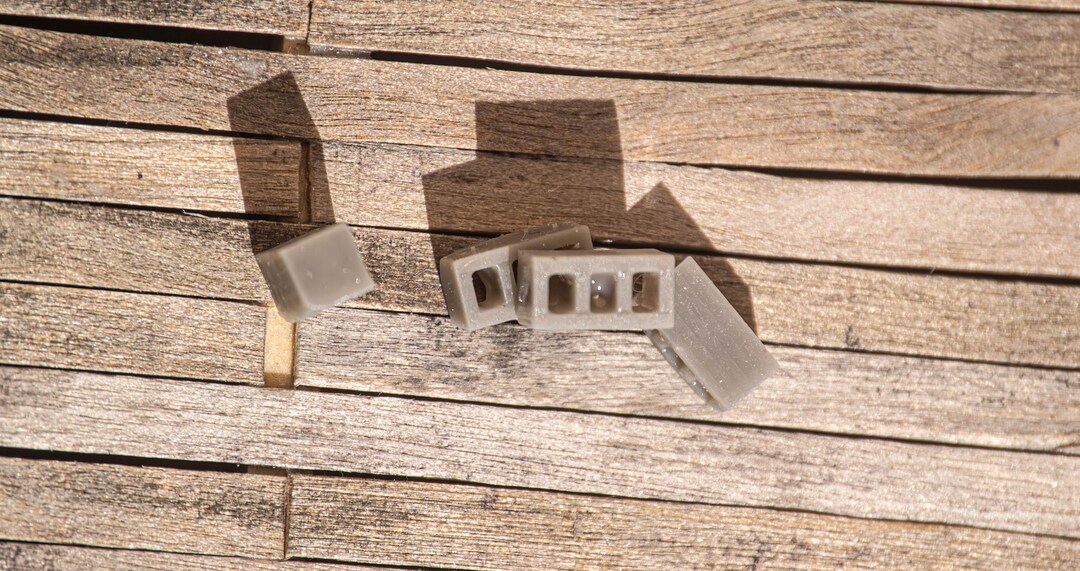 DIY Set of 25+ Cinder/concrete Blocks (3 Holes) in G/O/S/HO (1/22.5, 1/ ...