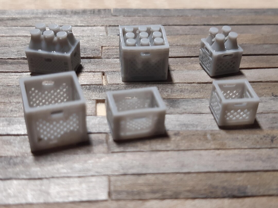 DIY Milk Crates in G/O/S/HO (1/22.5, 1/48, 1/64, 1/87) Scale - Etsy