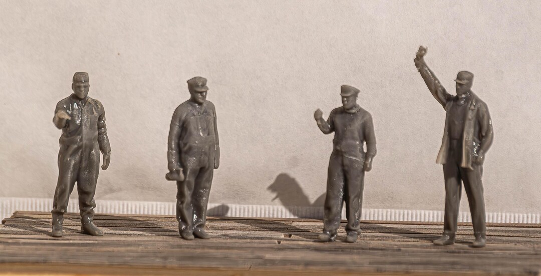 DIY Locomotive Engineers Set in G/O/S/HO/TT/N (1/22.5, 1/48, 1/64, 1/87 ...