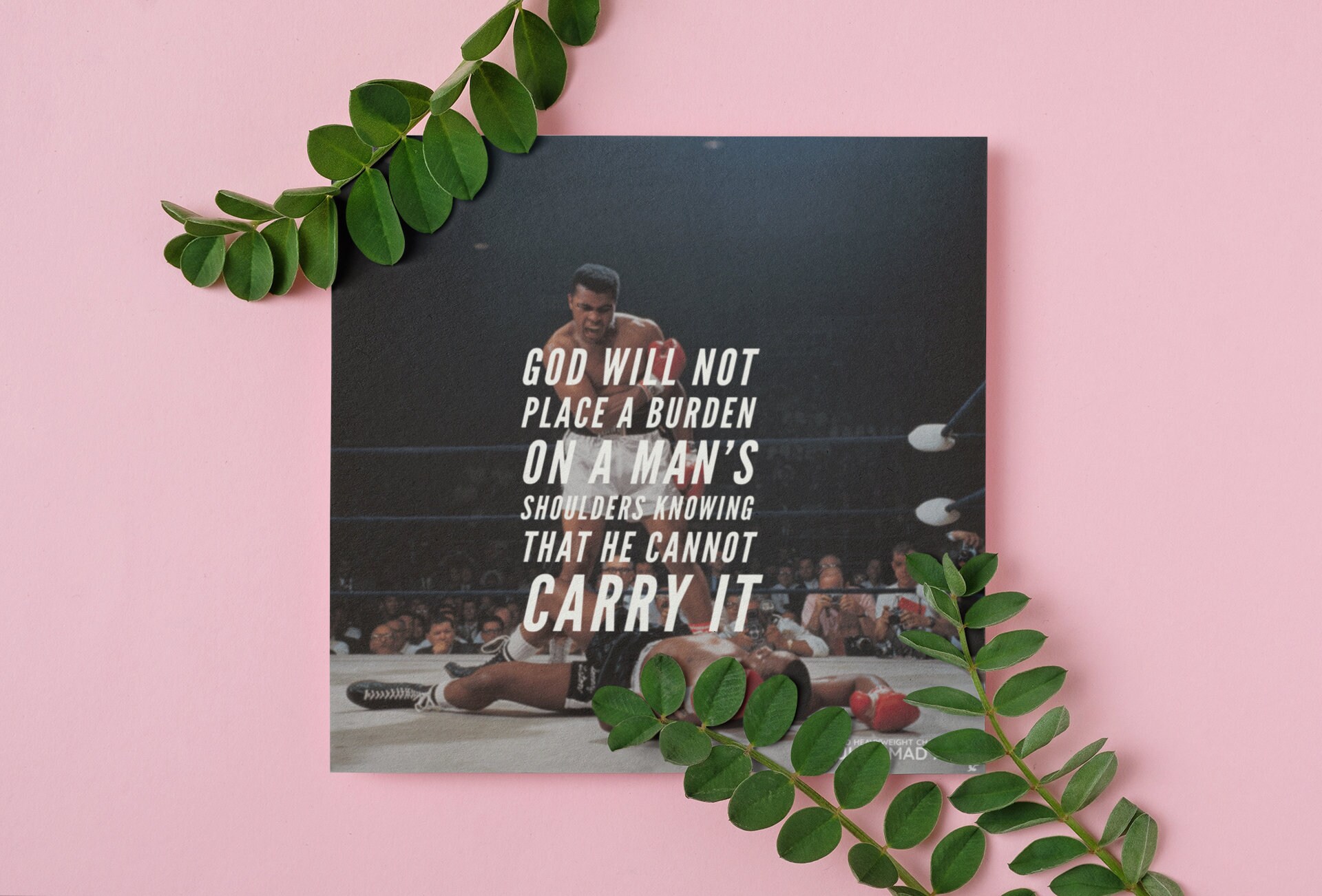 Muhammad Ali Motivational Quote Digital Print Inspirational Wall Art ...