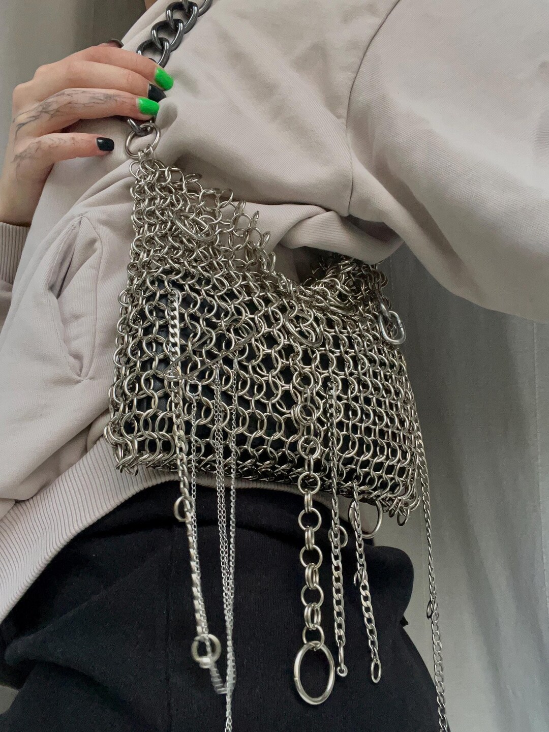 Battle Chainmail Bag - Etsy