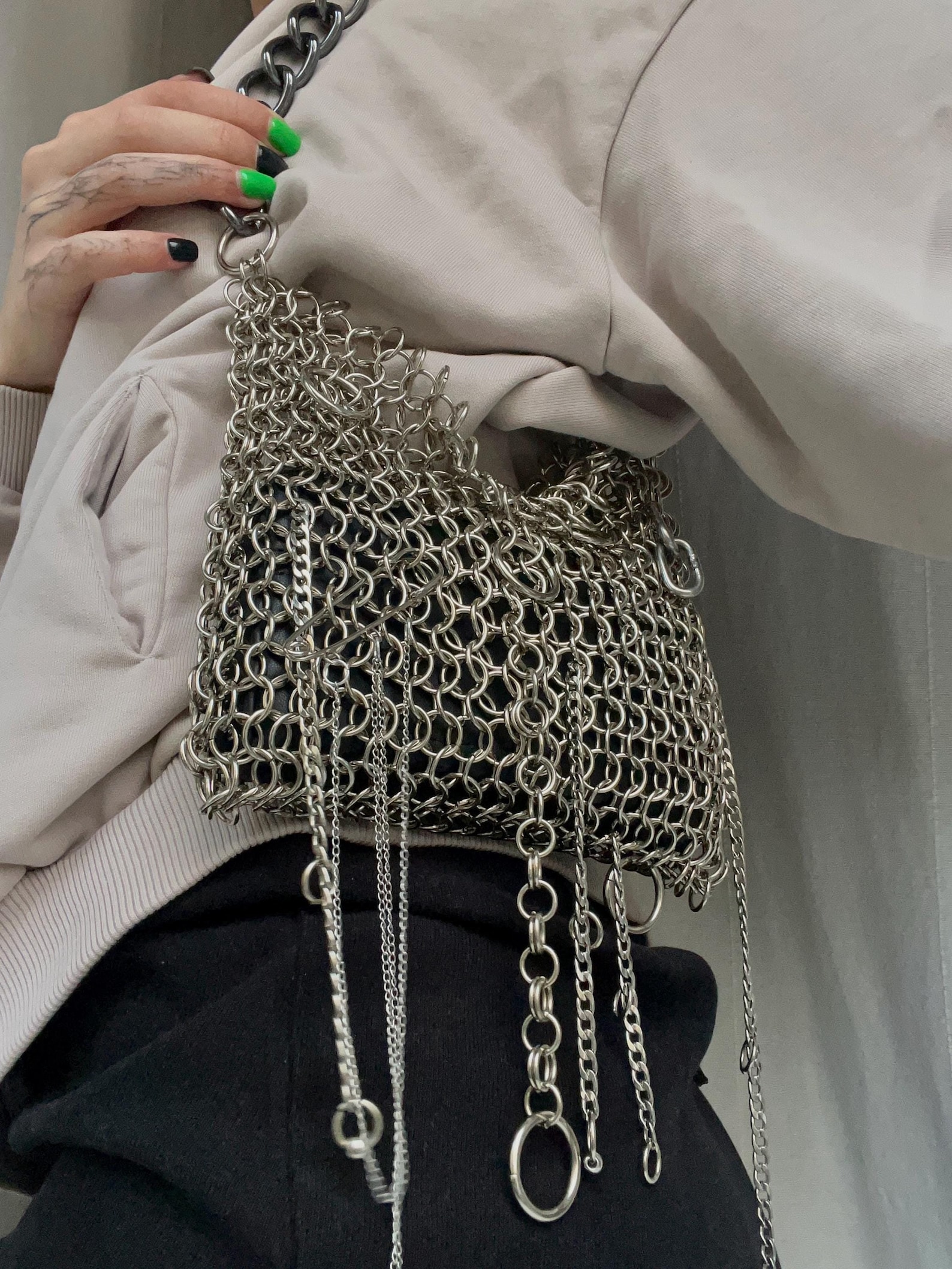 Battle Chainmail Bag - Etsy