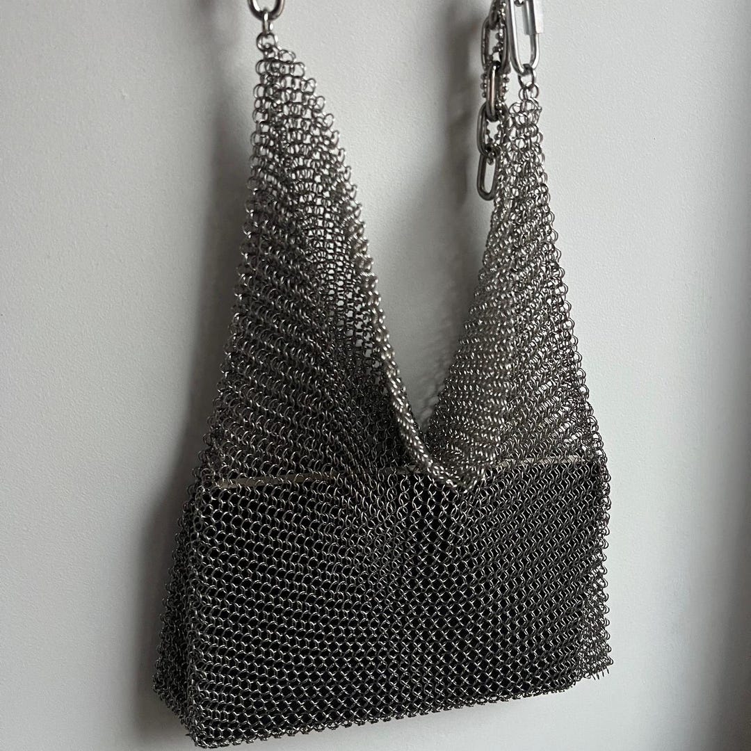 Chainmail Stainles Steel Bag With Adjustable Chain Strap - Etsy