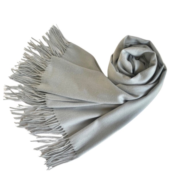 Grey Pashmina - Etsy