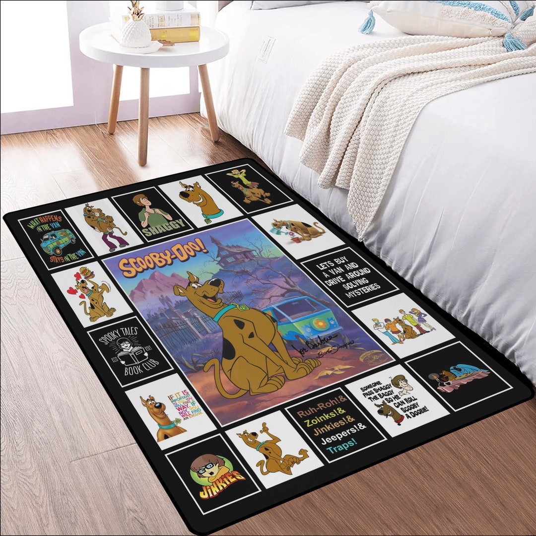 Scooby Doo Rug, Scooby Doo Gift, Scooby Doo Fantastic Rug, Home ...