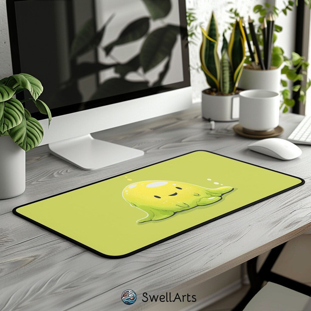 Kawaii Style Cute Slime Desk Mat Women and Men Mouse Pad Ideal Gift for ...