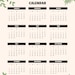 Digital Calendar for 2024, Organize Your Year, Artful Timekeeping, Year ...