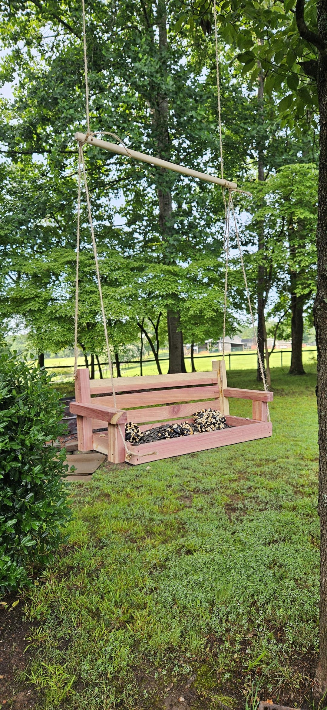 Porch Swing Bird Feeder - Etsy