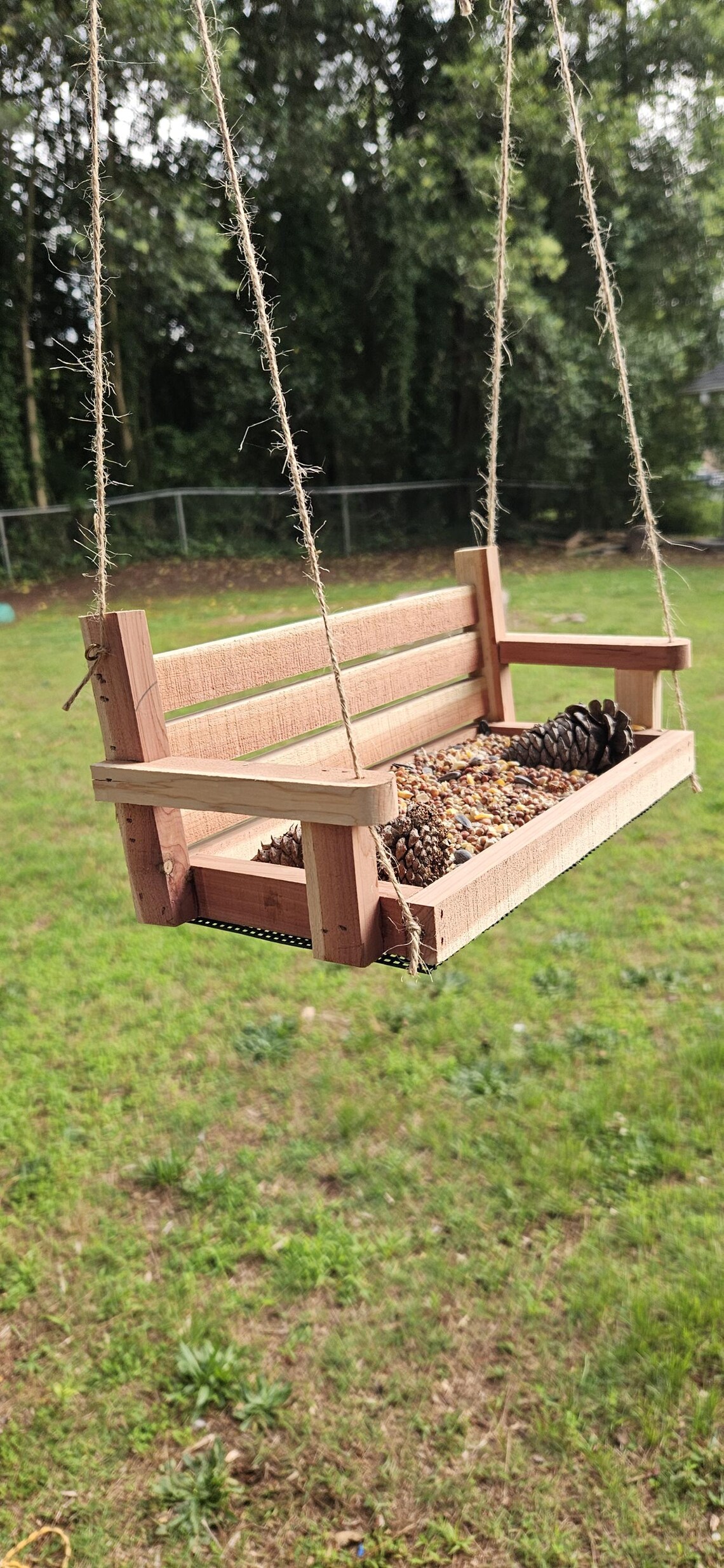 Porch Swing Bird Feeder - Etsy