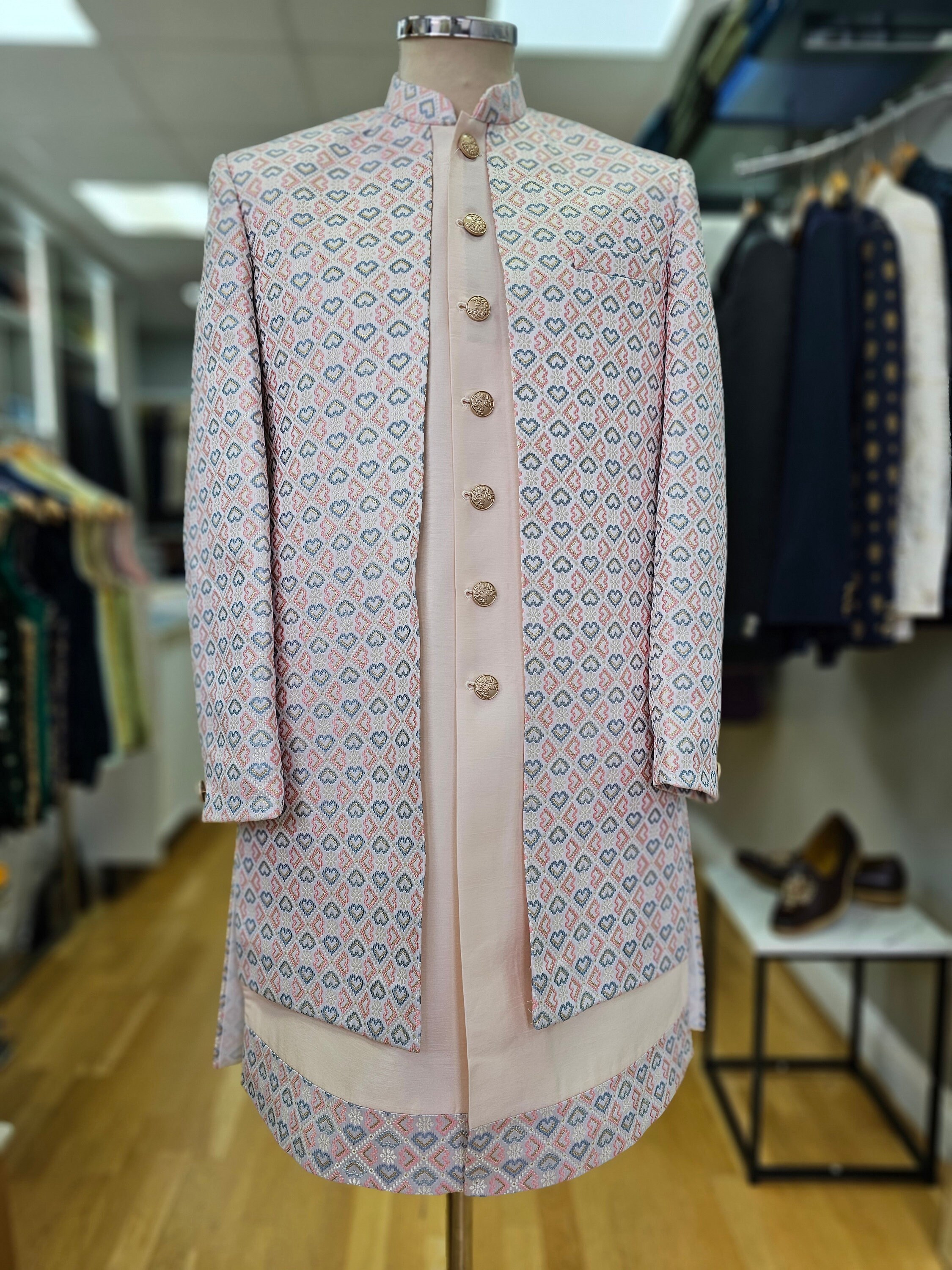 Mens Indo Western Sherwani for Wedding - Etsy UK