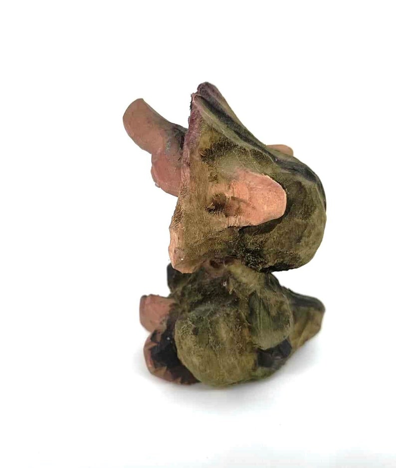 Henning Hand Carved Wood Troll 1950-60s Folk Art Norwegian Scandinavian ...