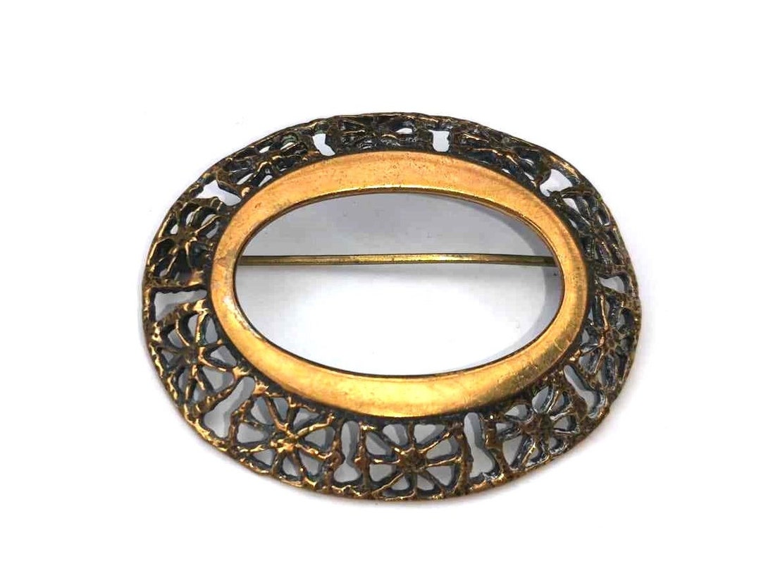 Pentti Sarpaneva Brooch Vtg Bronze Pin Finland Pitsi Lace Finnish ...