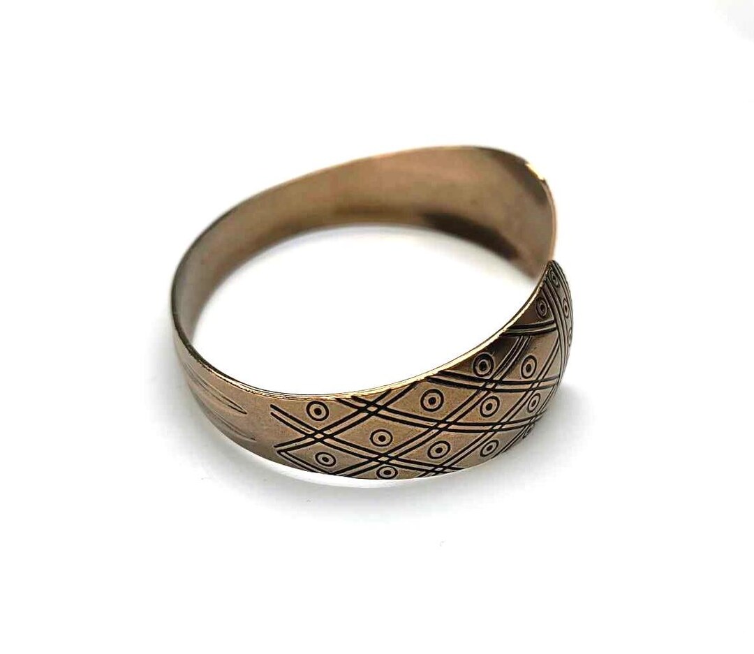Kalevala Koru Bracelet Bronze Vtg Cuff Vöyri Finland Nordic Finnish - Etsy