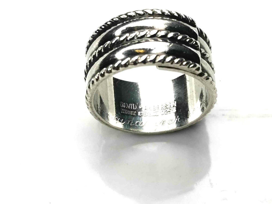 David Andersen Ring Saga Norway Sterling Silver Scandinavian Design ...
