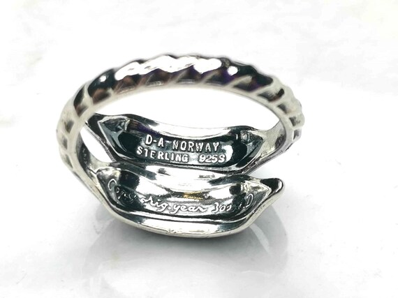 David Andersen Ring saga dragon Norway sterling silve… - Gem