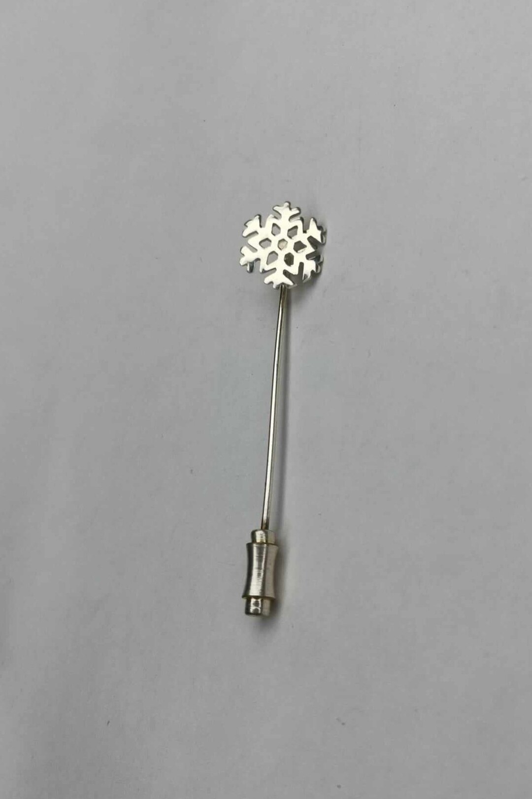 Norway Stickpin Snow Crystal Sterling Silver Brooch Needle Vtg ...