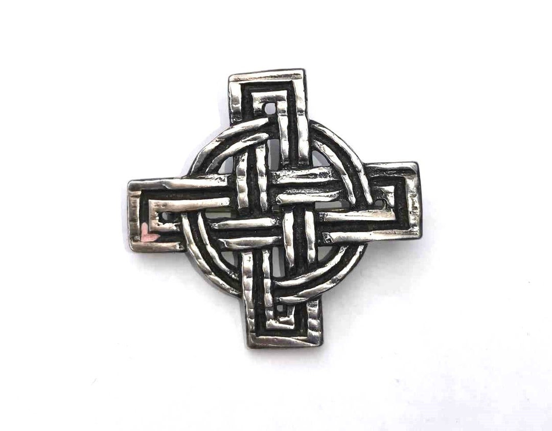 Stave Church Motif Sterling Silver Brooch 925s Scandinavian Design ...
