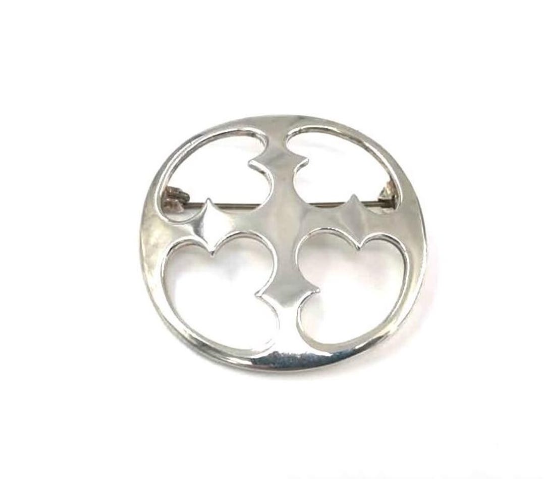 Karasjok Silversmith Brooch Sami Sun Wheel Pin Sterling Silver Norway ...