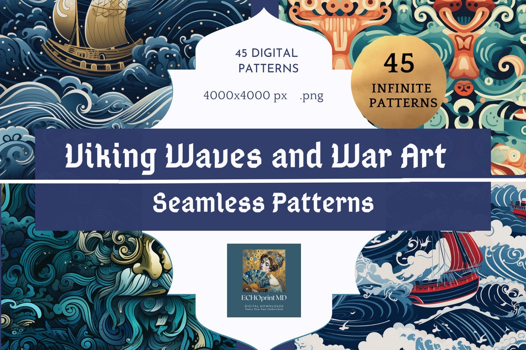 Viking Wave and War Pattern - Etsy