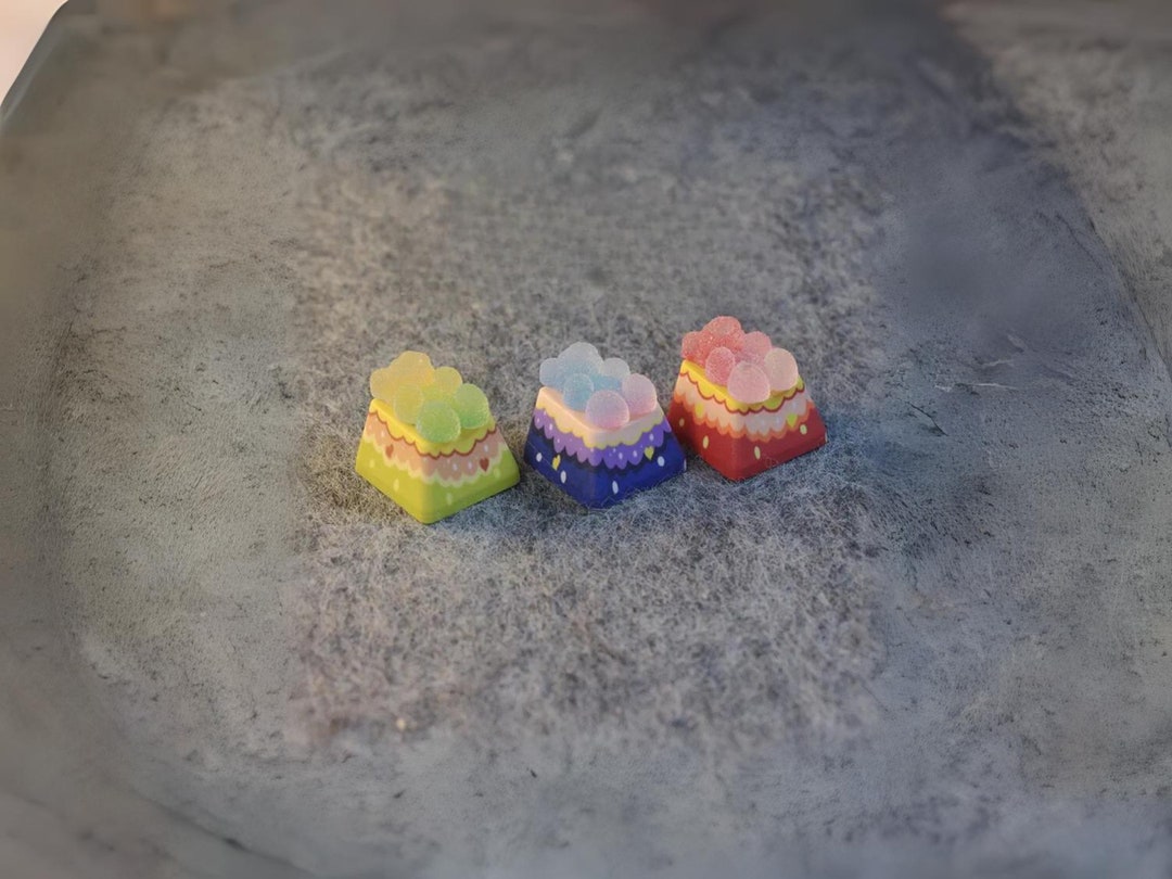 Cute Gummy Bear Keycaps, Custom Mechanical Keyboard Upgrades, Perfect ...