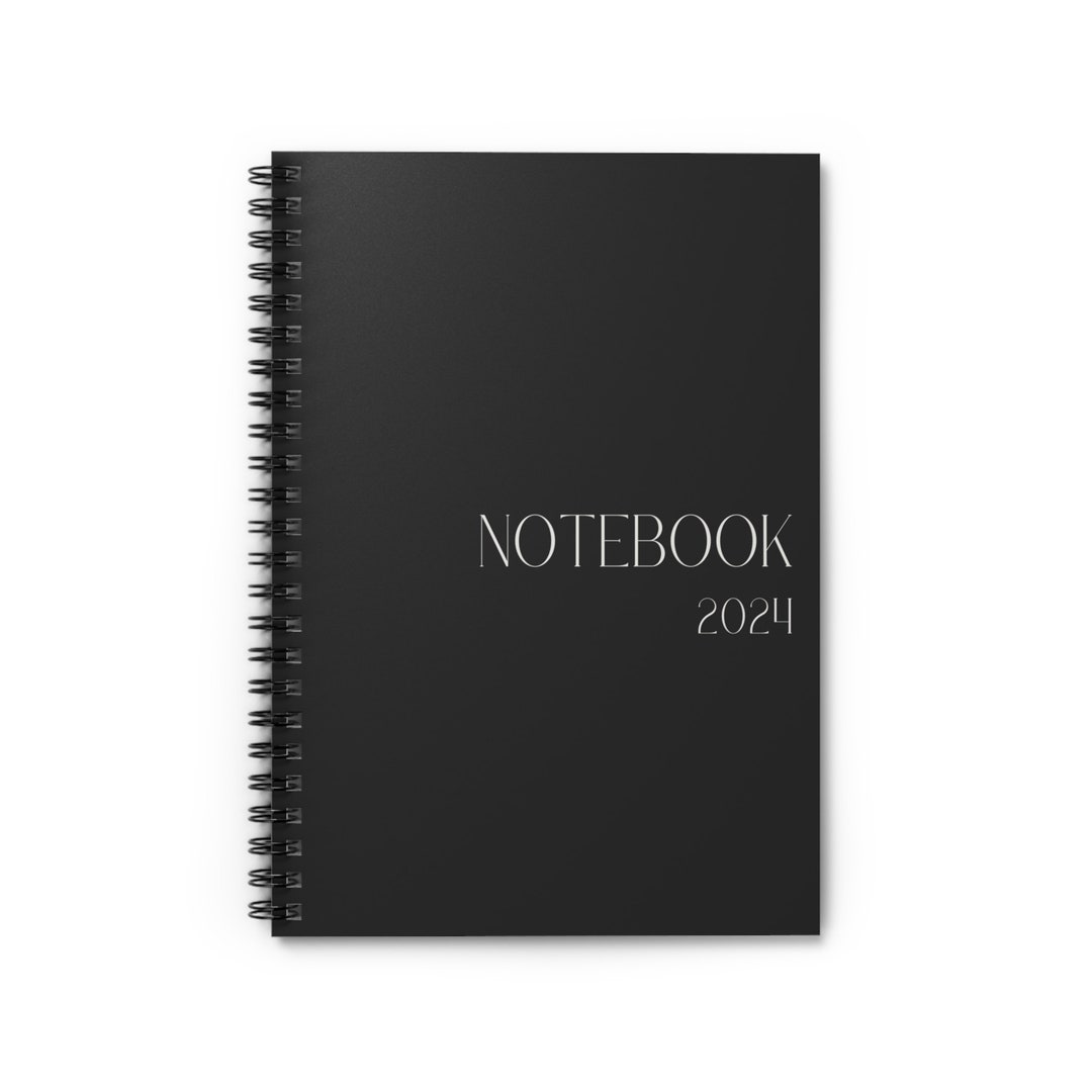 Spiral Notebook 2024 Ruled Line - Etsy