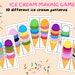 Ice Cream Making Game, Follow the Pattern, Build an Ice Cream, Counting ...