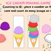 Ice Cream Making Game, Follow the Pattern, Build an Ice Cream, Counting ...