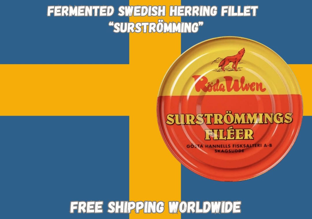 Surströmming Fillet, Fermented Swedish Herring, Stinky Fish Challenge ...