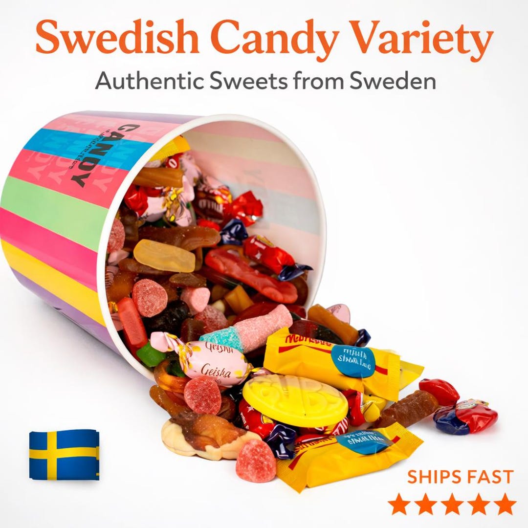 Nordic Candy Sampler Box – Swedish Lösgodis Variety Pack - Etsy
