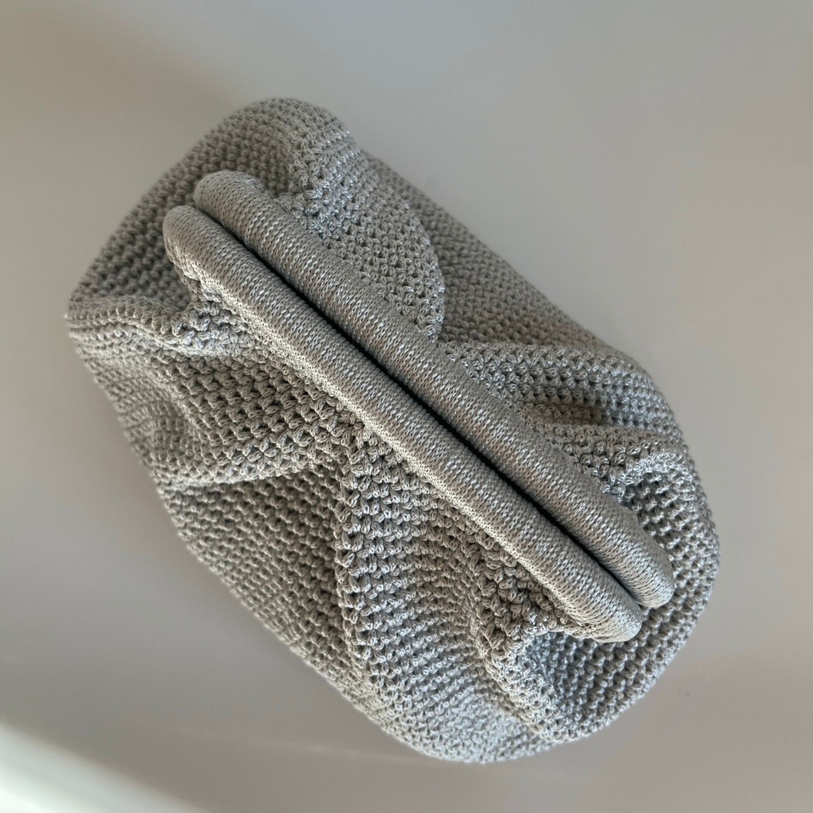 Small Macrame Pouch-natural Boho Bag-knitting Purse for Easter or ...