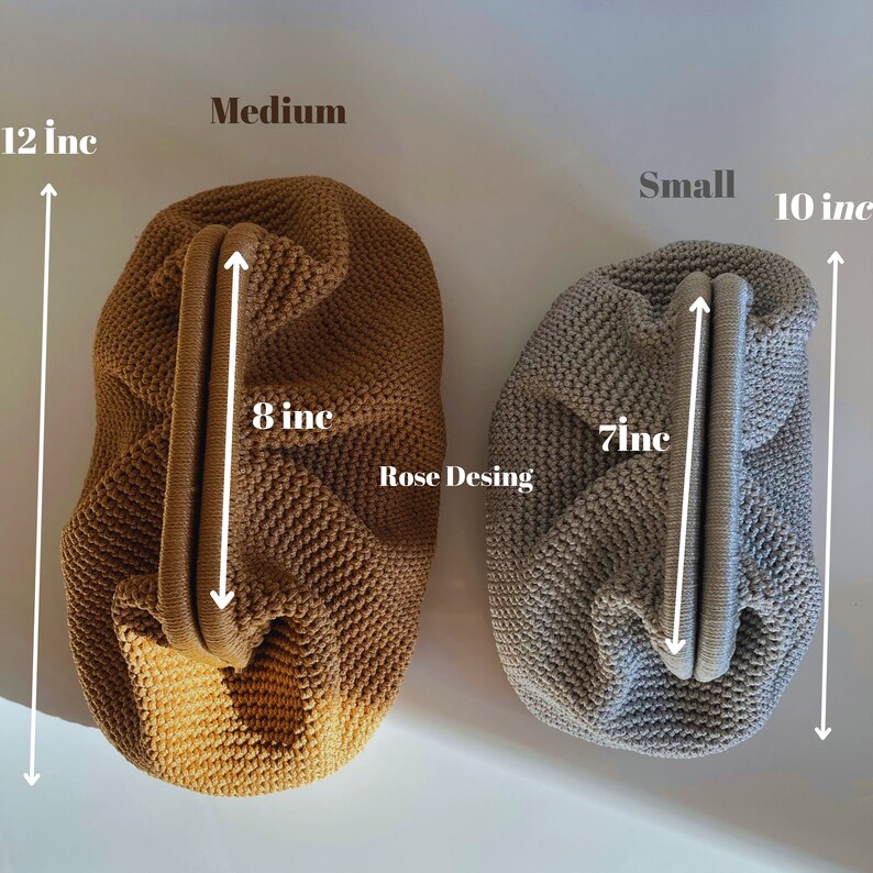 Small Macrame Pouch-natural Boho Bag-knitting Purse for Easter or ...