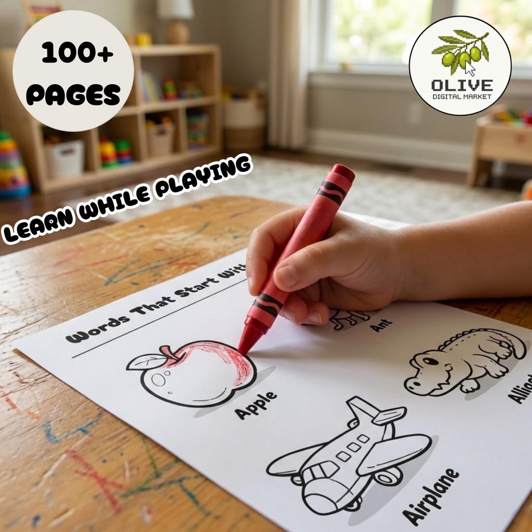 Alphabet Tracing Book | 100+ Page ABC Learning Activity (A4 Printable ...