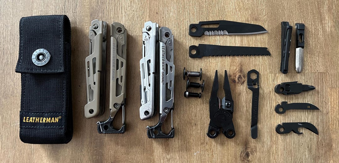 Leatherman Mod Replacement Signal Black Tan Genuine Original - Etsy