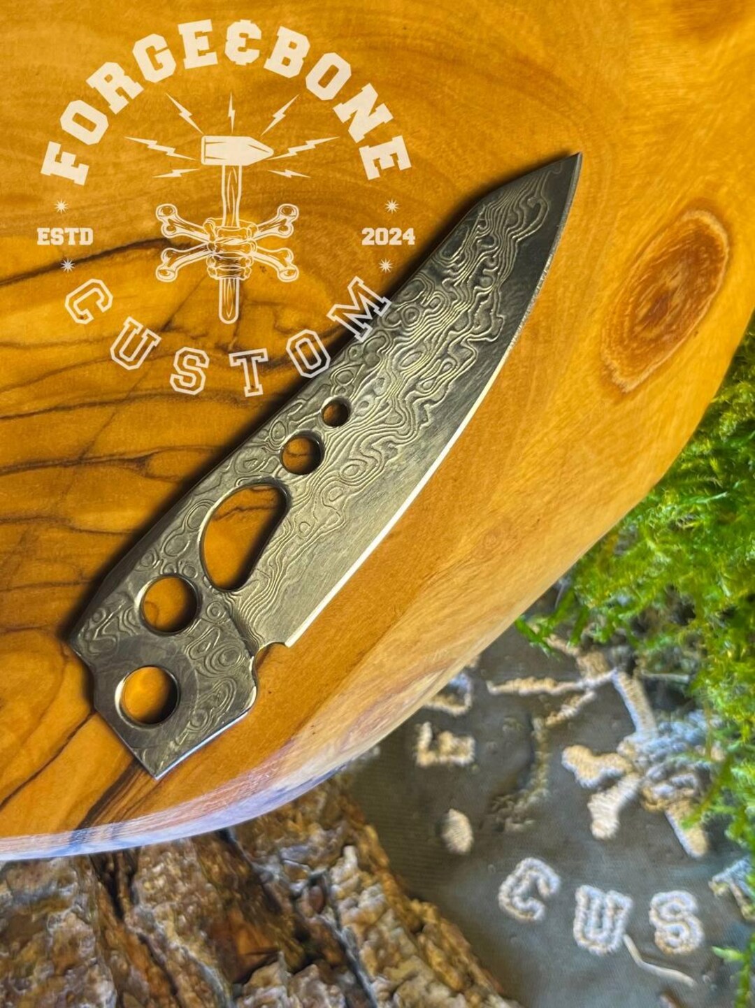 For Leatherman Skeletool/freestyle Replacement VG10 Steel Damascus ...