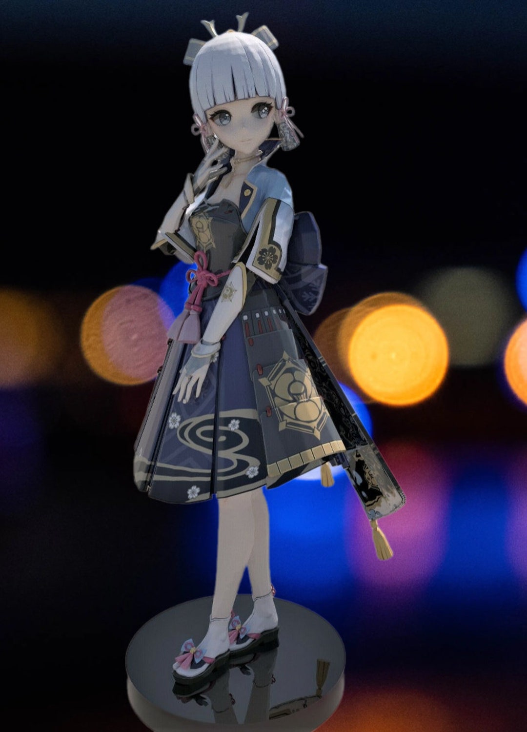 Genshin Impact Kamisato Ayaka 3D Print Model File Genshin Girl STL File ...