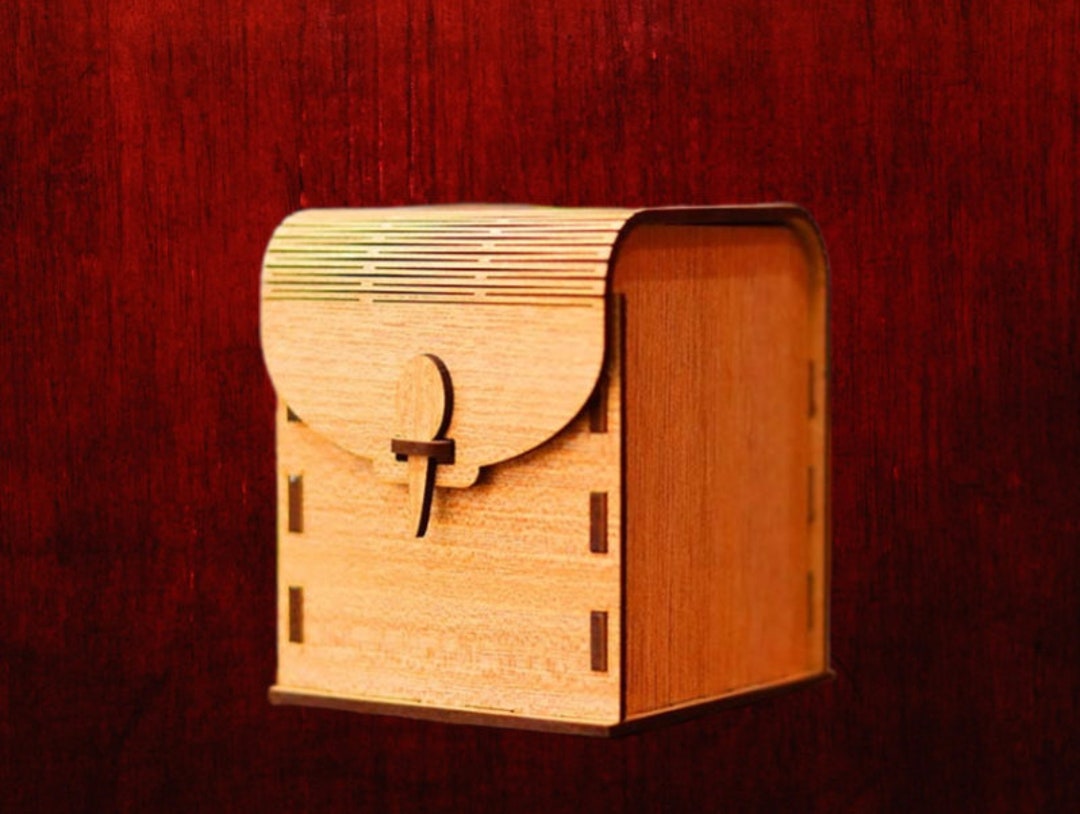 Laser Cut Box With Lid Living Pattern Wooden Box Jewellery Box 3mm Aİ ...